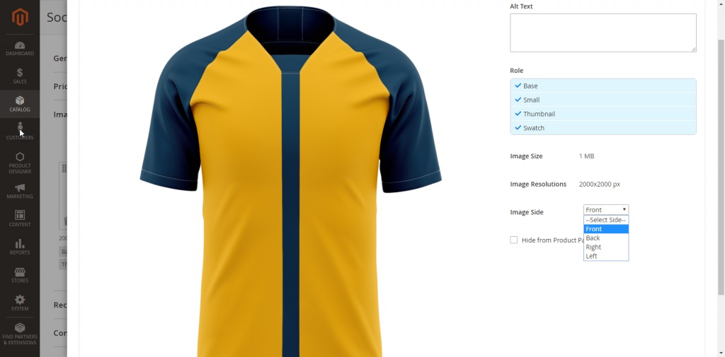 Product Design Options – Product Sides | PrintXpand