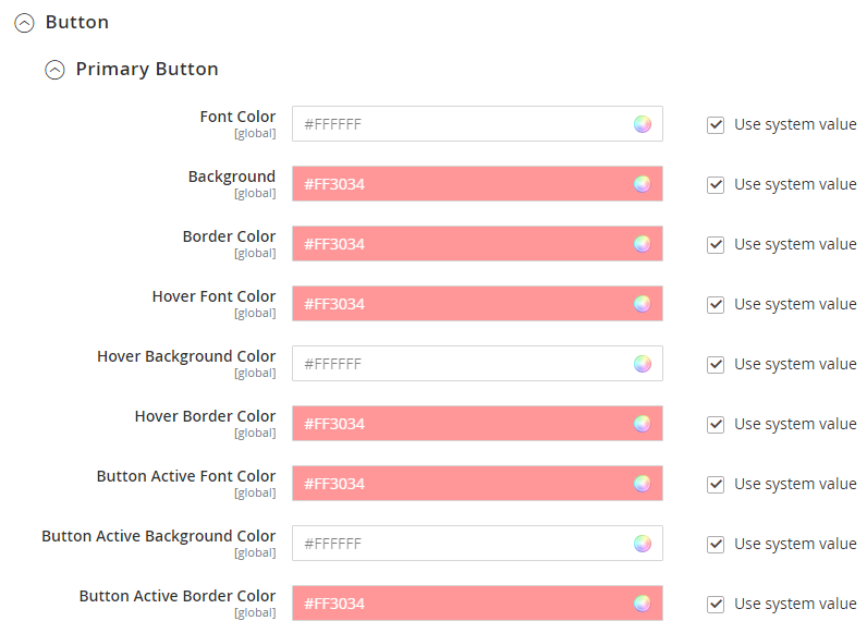 Primary/Secondary Button | PrintXpand