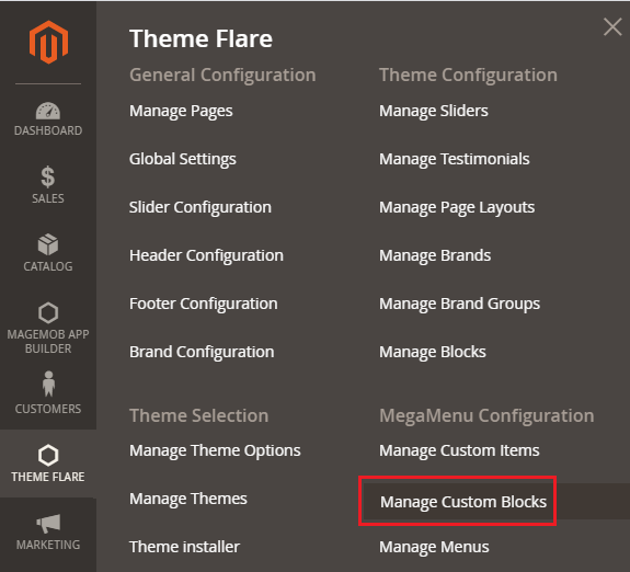 Manage Custom Blocks | PrintXpand