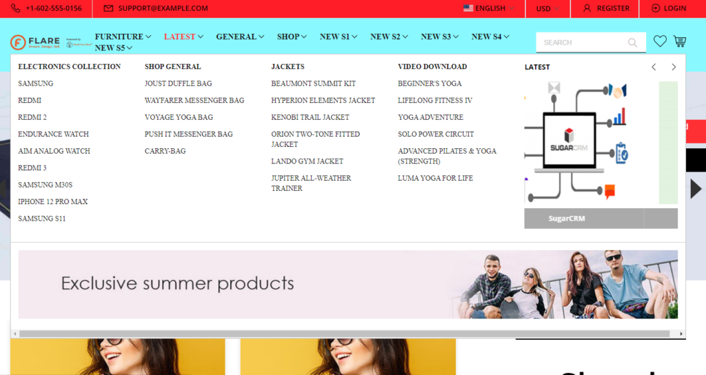 Mega Menu with the Blocks & Slider ImageMega Menu with the Blocks & Slider Image | PrintXpand