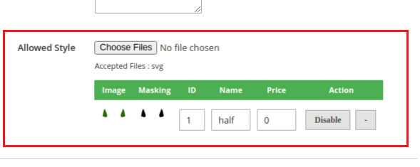 Add SVG for Style | PrintXpand