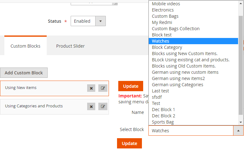 Add Custom Block | PrintXpand