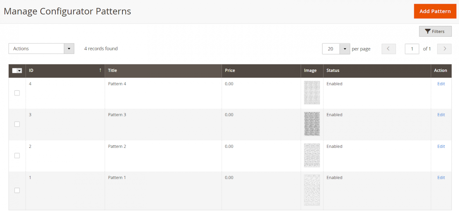 How to manage Configurator Patterns in my store | PrintXpand