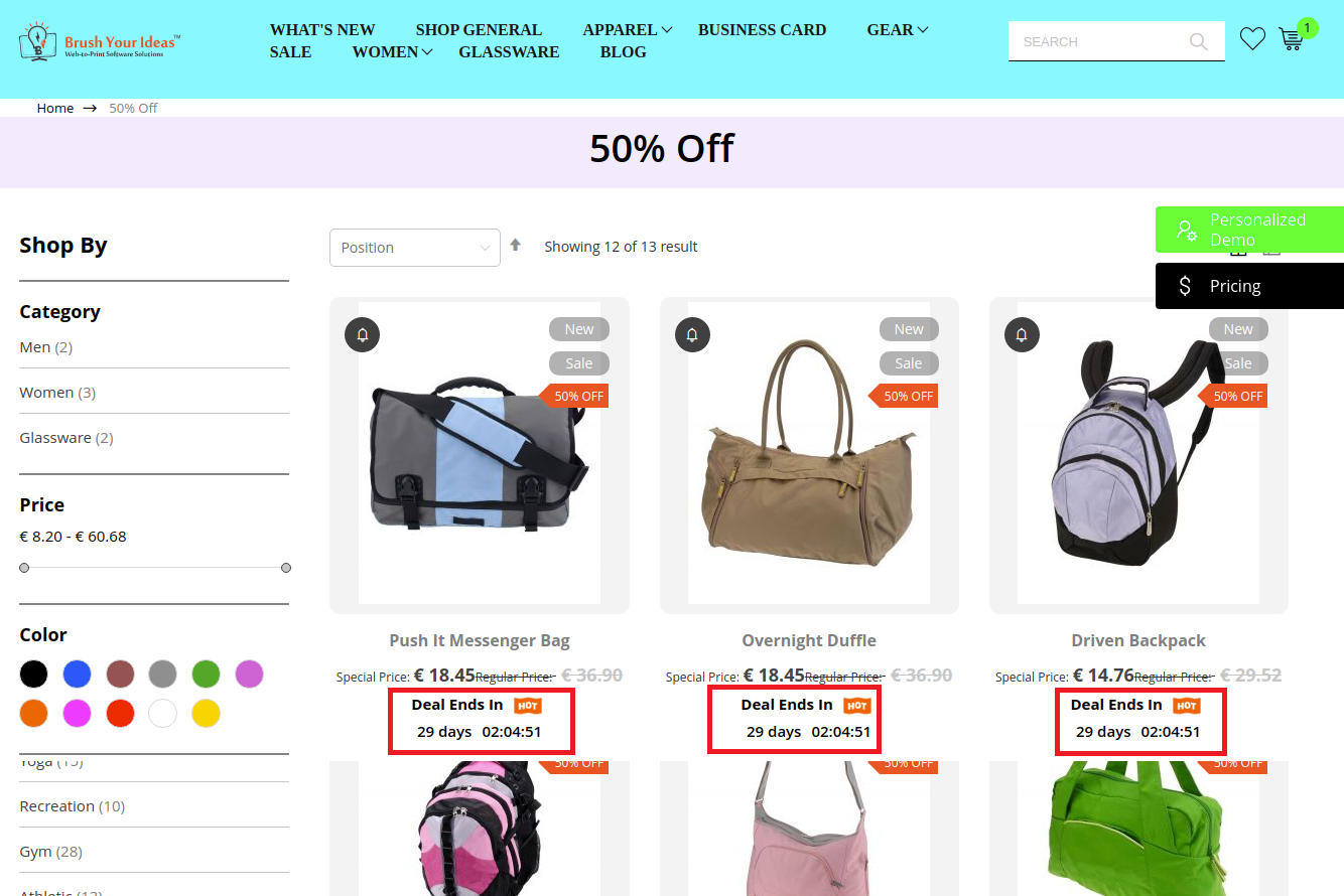 Configuring details from backend-1 | PrintXpand