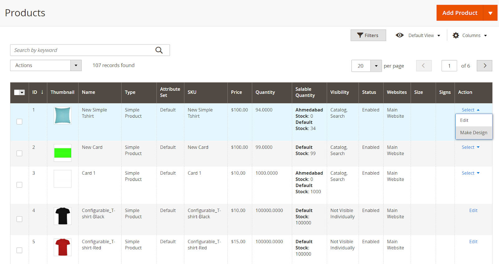 Make Design button | PrintXpand