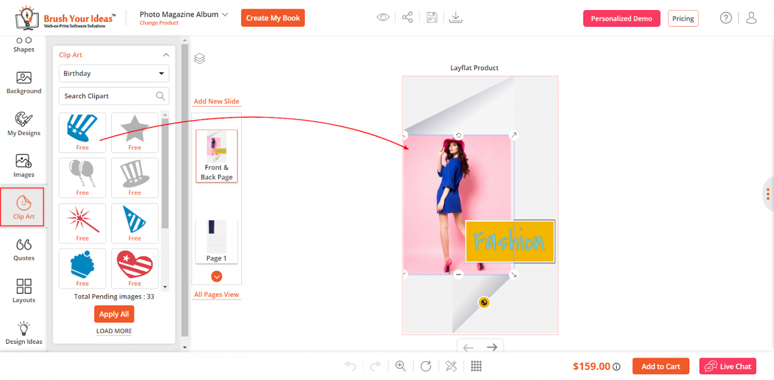 What is the difference between cliparts and design ideas? | PrintXpand