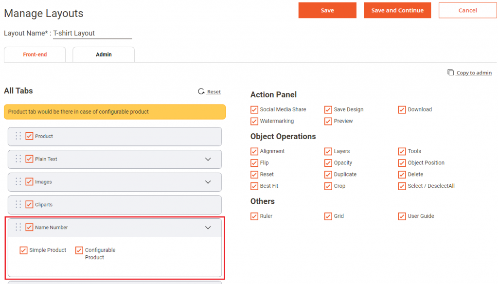 Manage Layout | PrintXpand