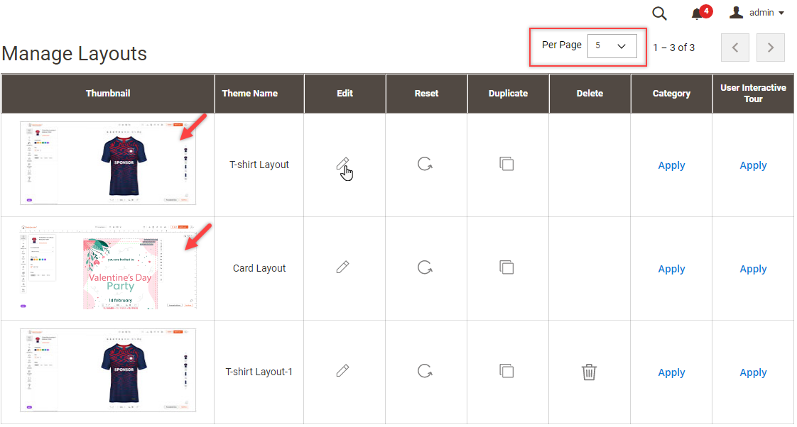 Layouts: Apparel & Cards Themes | PrintXpand