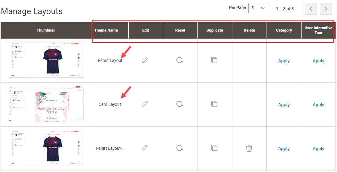 Edit Theme (Layout) | PrintXpand