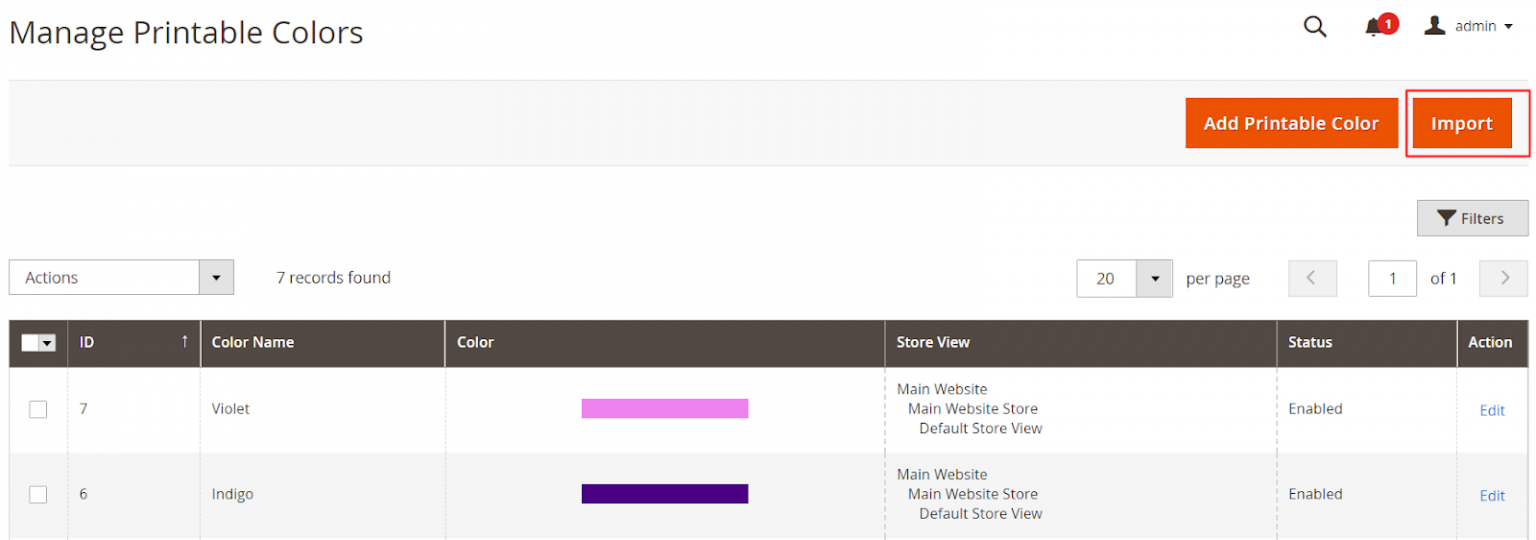 How to Import Printable Colors into the Store | PrintXpand V3.0 ...