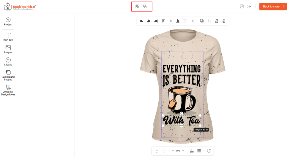 How to Select and Deselect Multiple Objects in the Design Template | PrintXpand V3.0 | PrintXpand