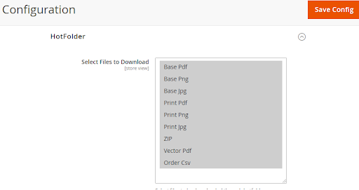 Store Configuration | PrintXpand