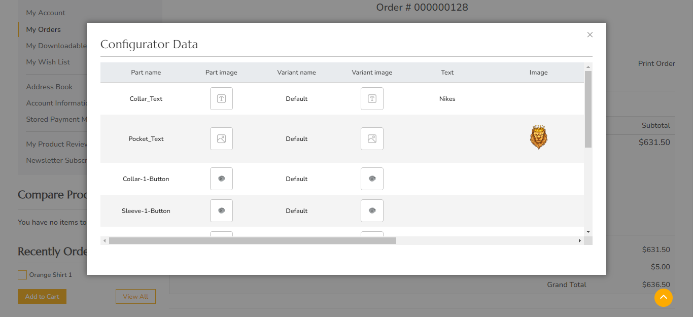 Configurator Data [4] | PrintXpand