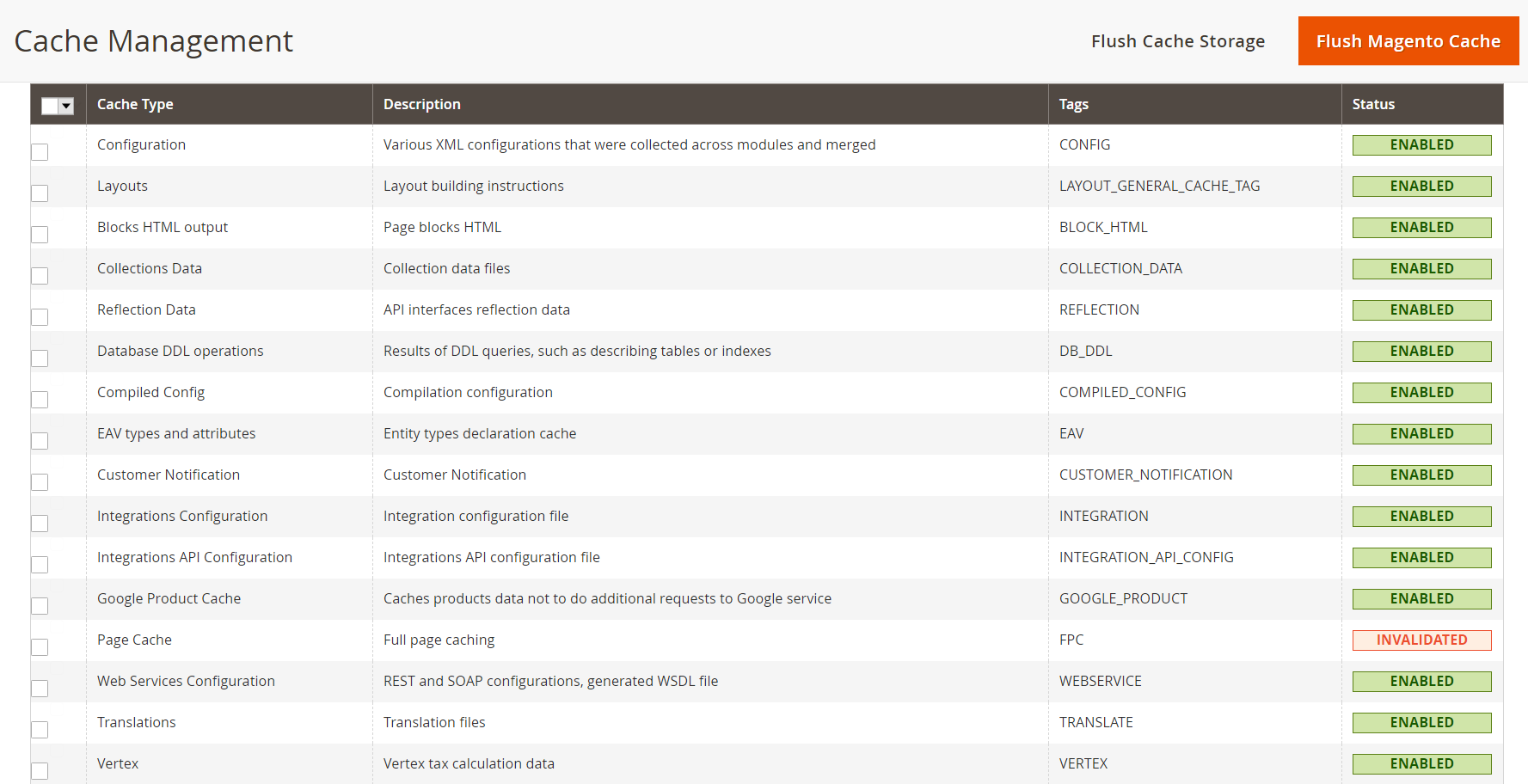 Cache Management | PrintXpand