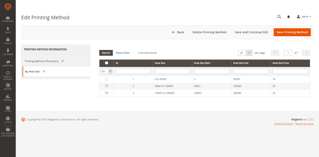 Manage Printing Methods-12 | PrintXpand
