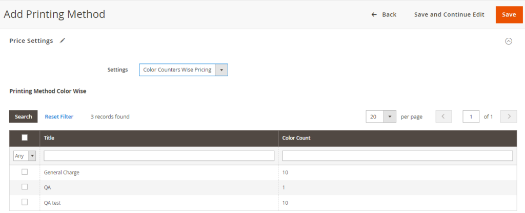Manage Printing Methods-6 | PrintXpand