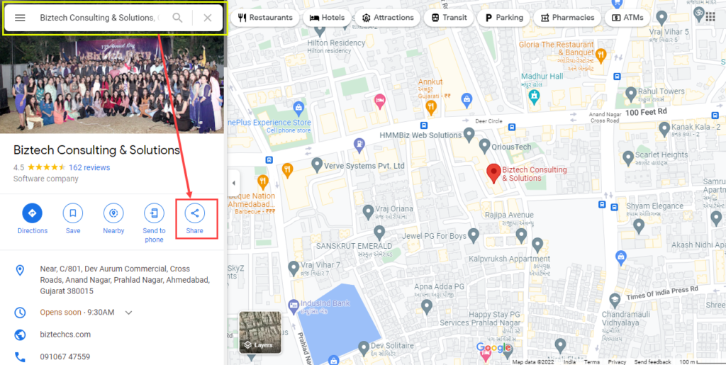 How to Add Google Map Location for Contact Us Page From Backend