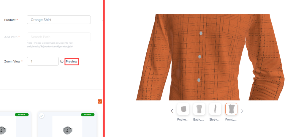 How to Configure the Zoom Preview From the Backend