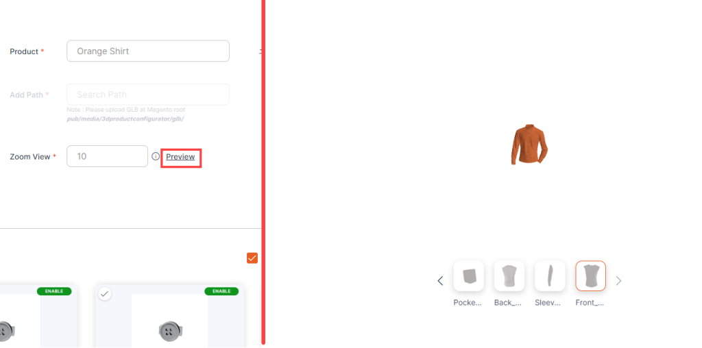 How to Configure the Zoom Preview From the Backend