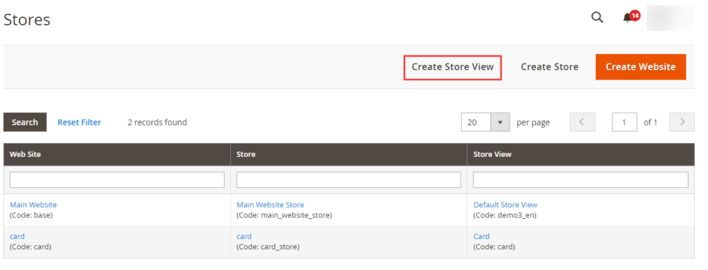 Could I Set Up Multiple Stores Views Within the Same Backend Using W2P Solutions?