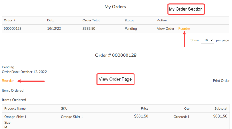 Can I Reorder the Product? How?