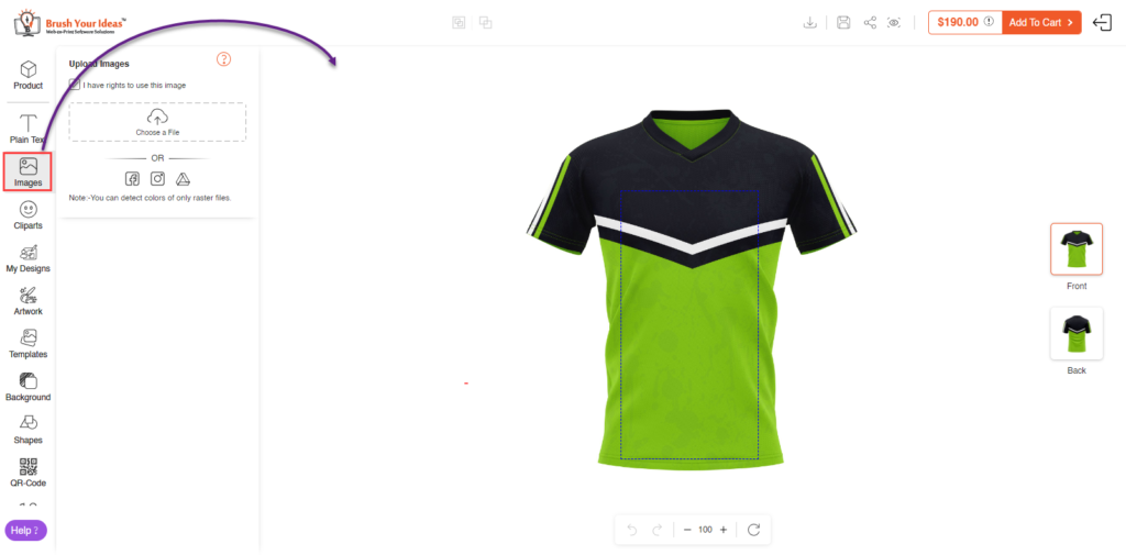 How Color Detection Will Work On Designer Tool 