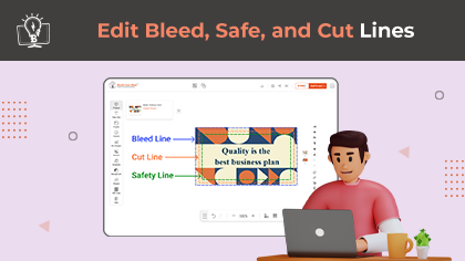 How Can I Edit Bleed, Safe and Cut Lines? | PrintXpand