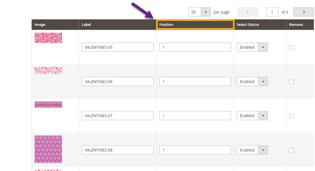 How Can I Set Background Image Position for Any Categories?