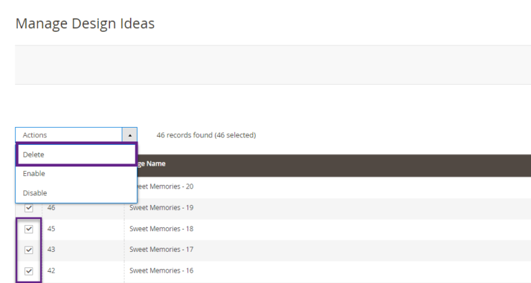 How to Delete Design Ideas for the Photobook?