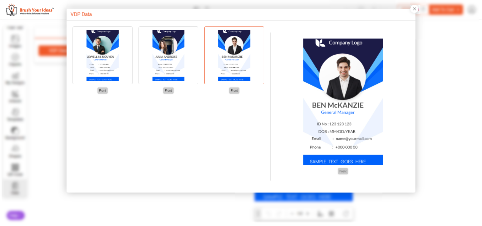 How to Preview VDP Data?